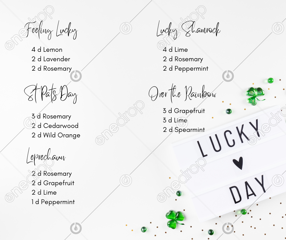 March St. Patrick's Day Diffuser Blends by Jennifer Morales