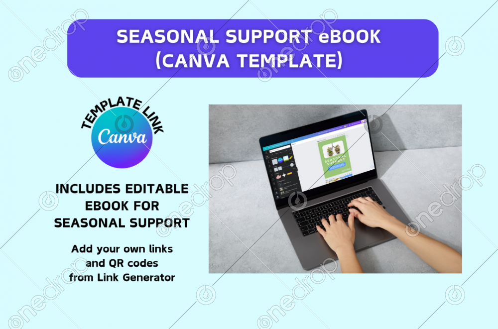 Seasonal Support ebook Template (canva) by wonder girl