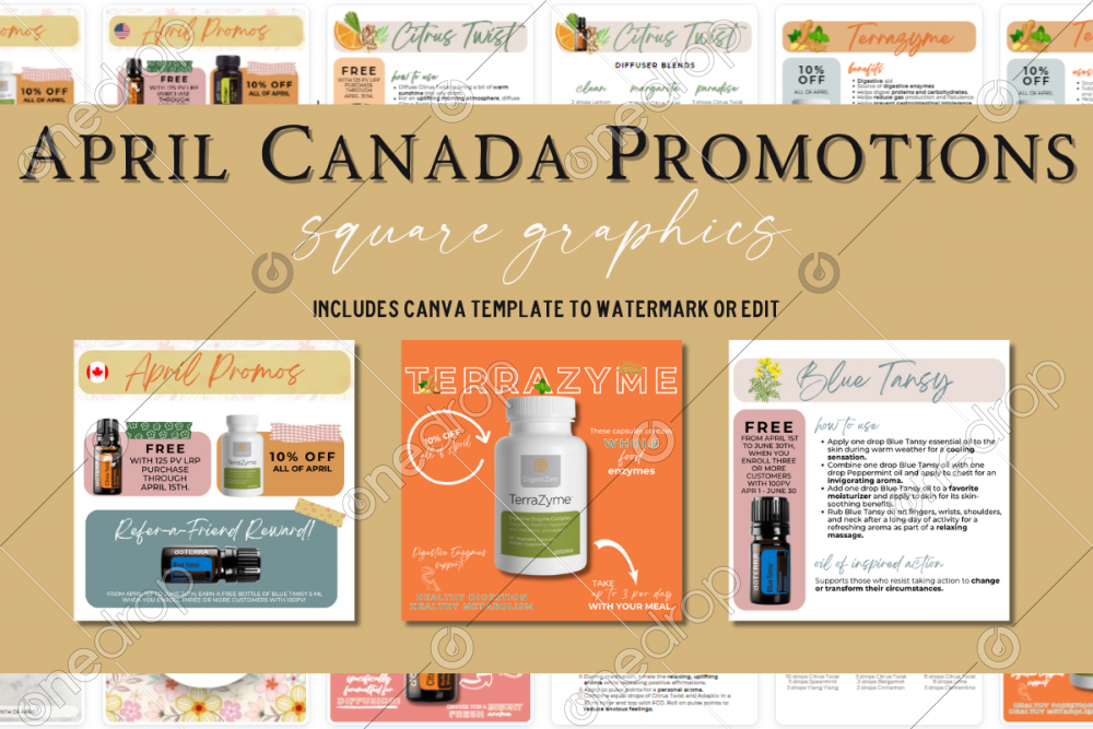 April 2024 Promo Graphics (CAN) by Bree Wilder