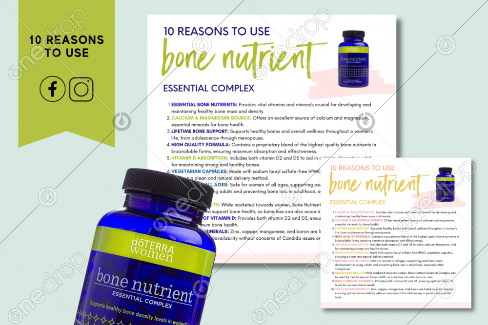 10 Reasons to use Bone Nutrient Essential Complex by Jess Tunis