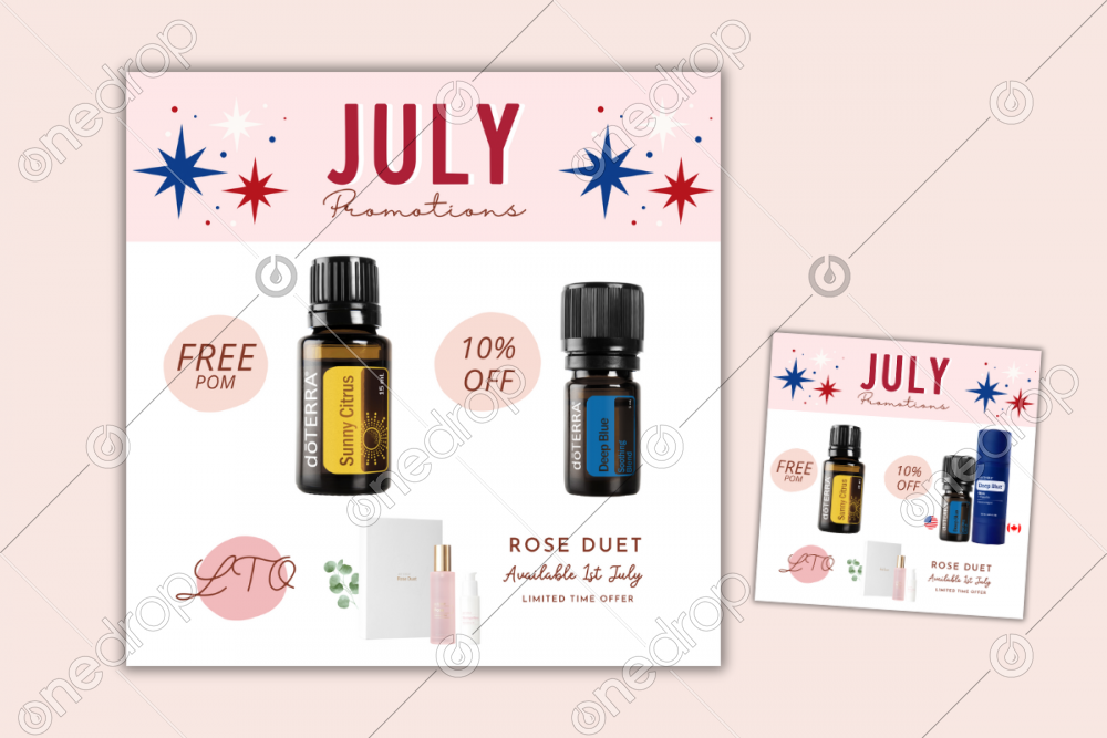 July Promos Highlight | USA + CA by Sharna Crouch