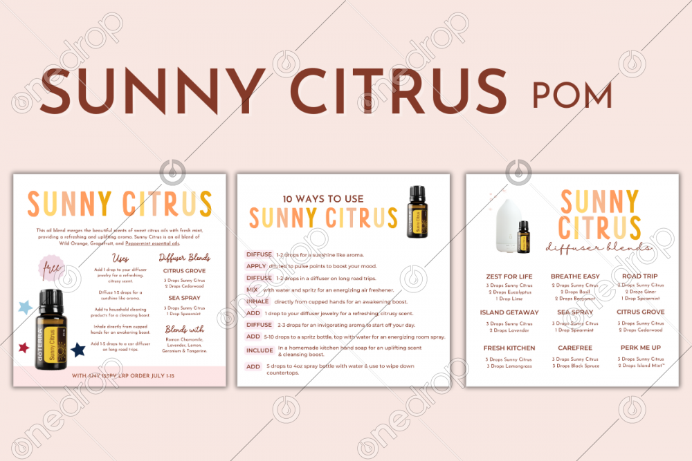 Sunny Citrus - POM by Sharna Crouch