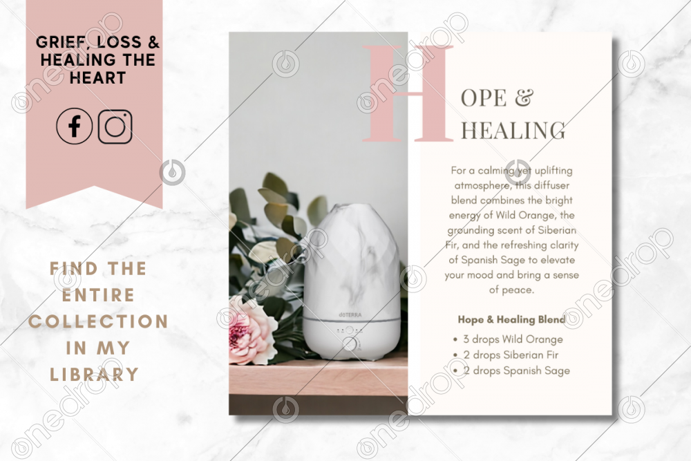 Grief & Loss: Hope and Healing Diffuser Blend by Jess Tunis