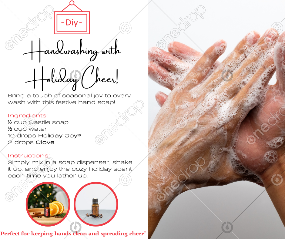 Handwashing with Holiday Cheer by Christy St Clair