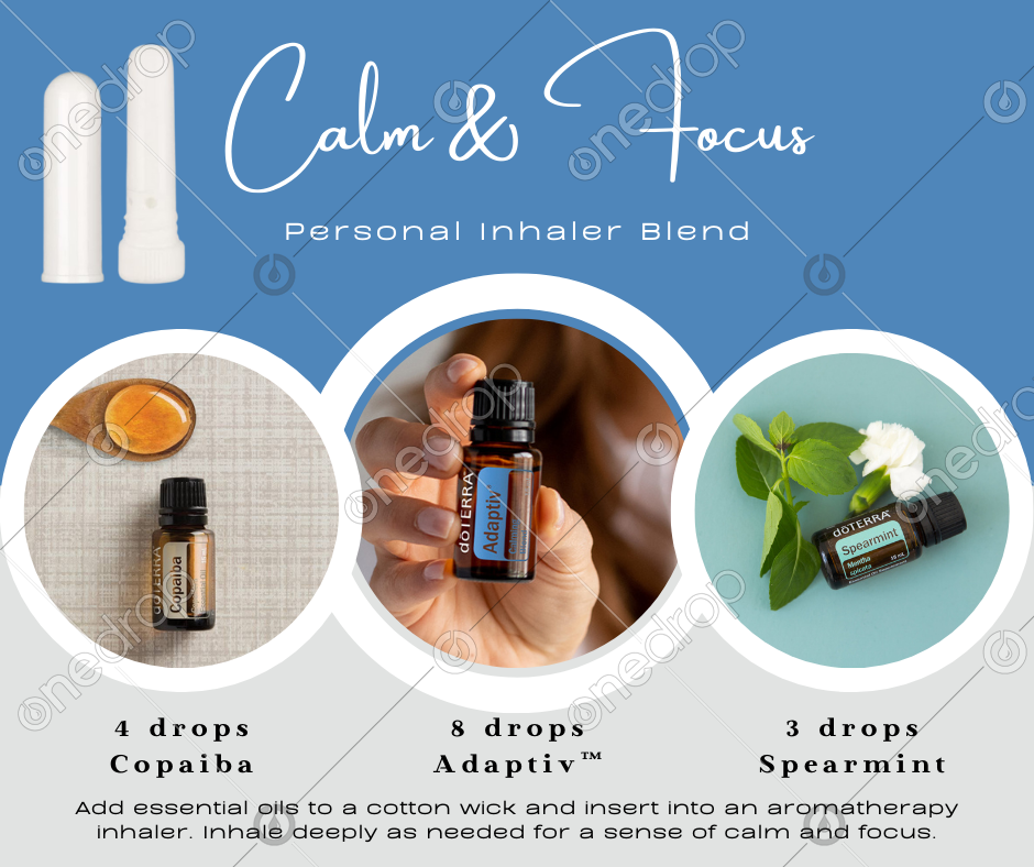 Calm & Focus Personal Inhaler by Christy St Clair