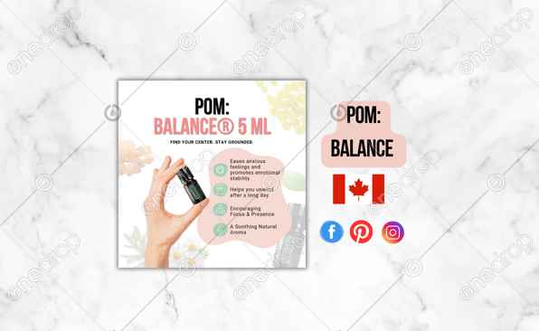 Canada POM: Balance 5ml by JUDITHSI FIGUEROA
