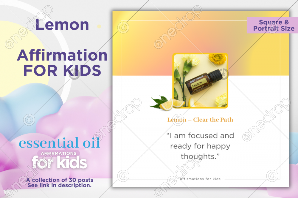 Affirmations For Kids - Lemon by Jan Kohler