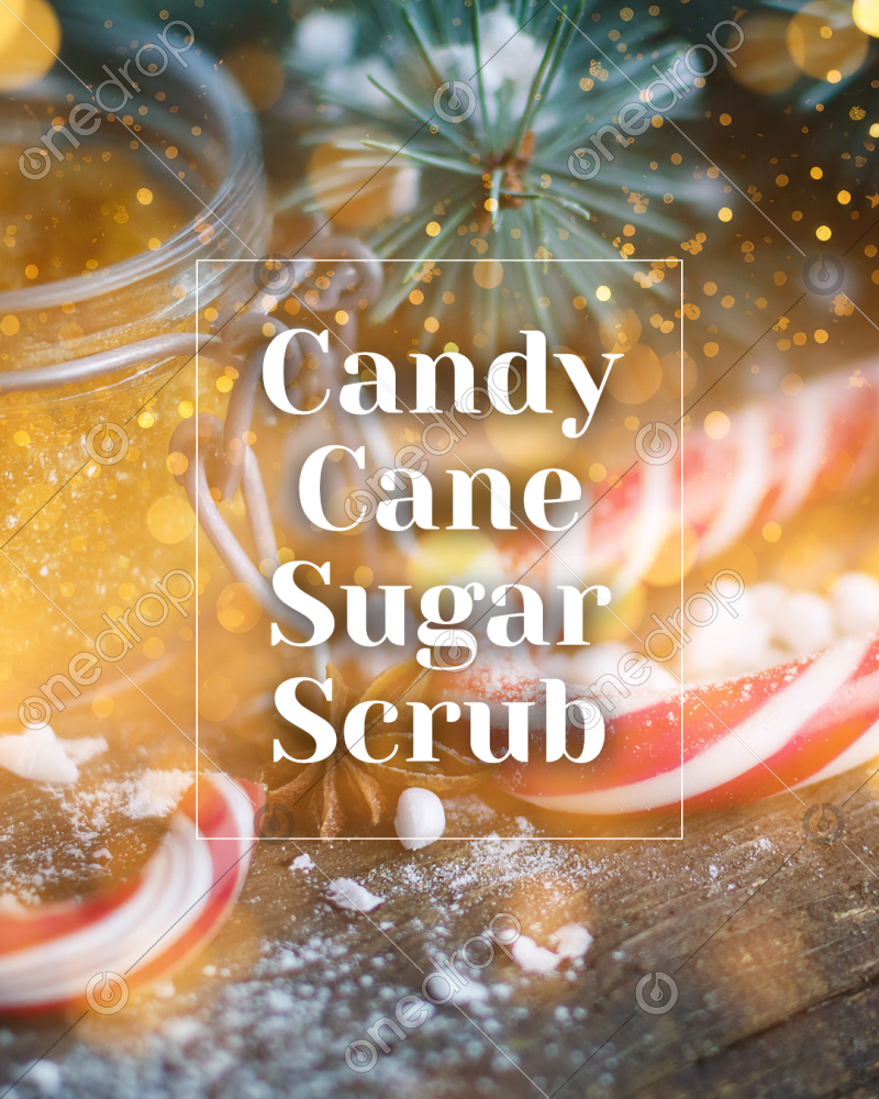 Candy Cane Sugar Scrub - Portrait by Jan Kohler