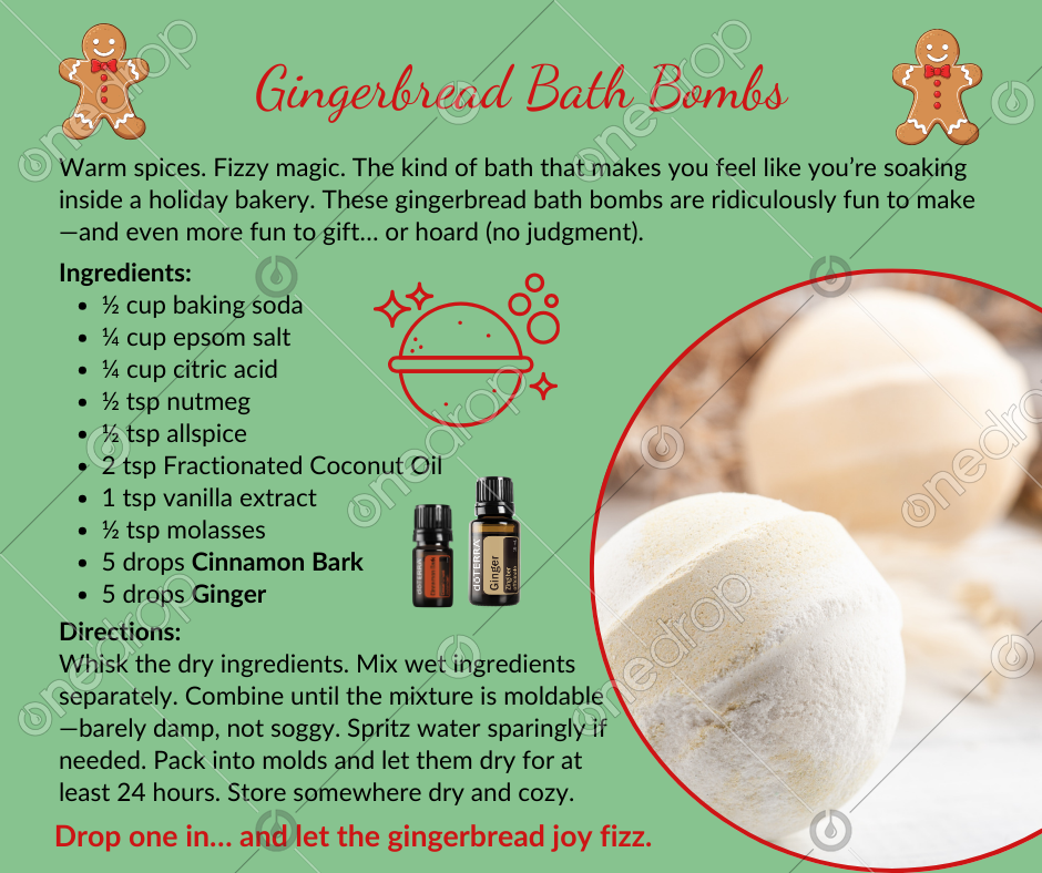 Gingerbread Bath Bombs DIY by Christy St Clair